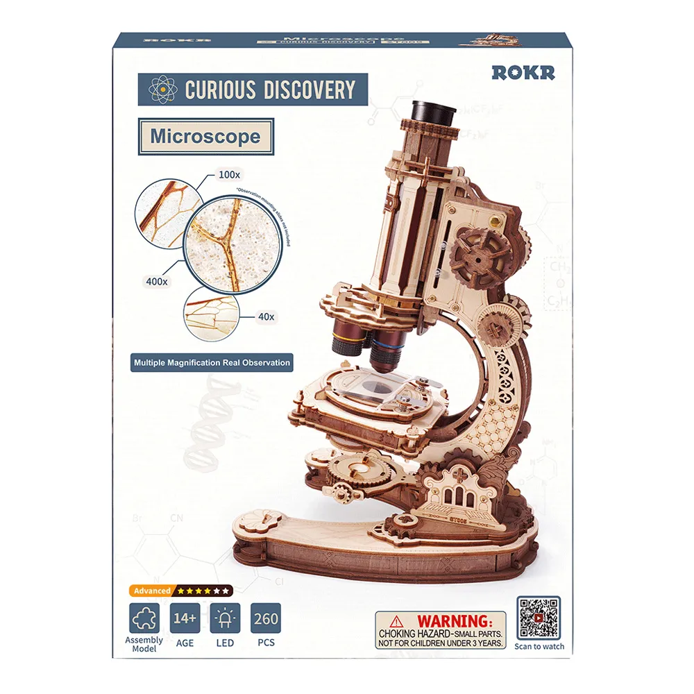 ROKR Microscope Wooden Puzzle
