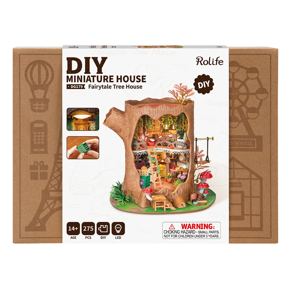 Rolife Fairytale Tree House DIY Miniature