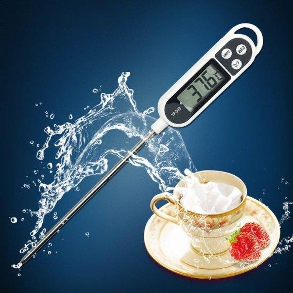 DIGITALNI TERMOMETAR ZA MLEKO MESO CAJ VODU-50C DO +300C |