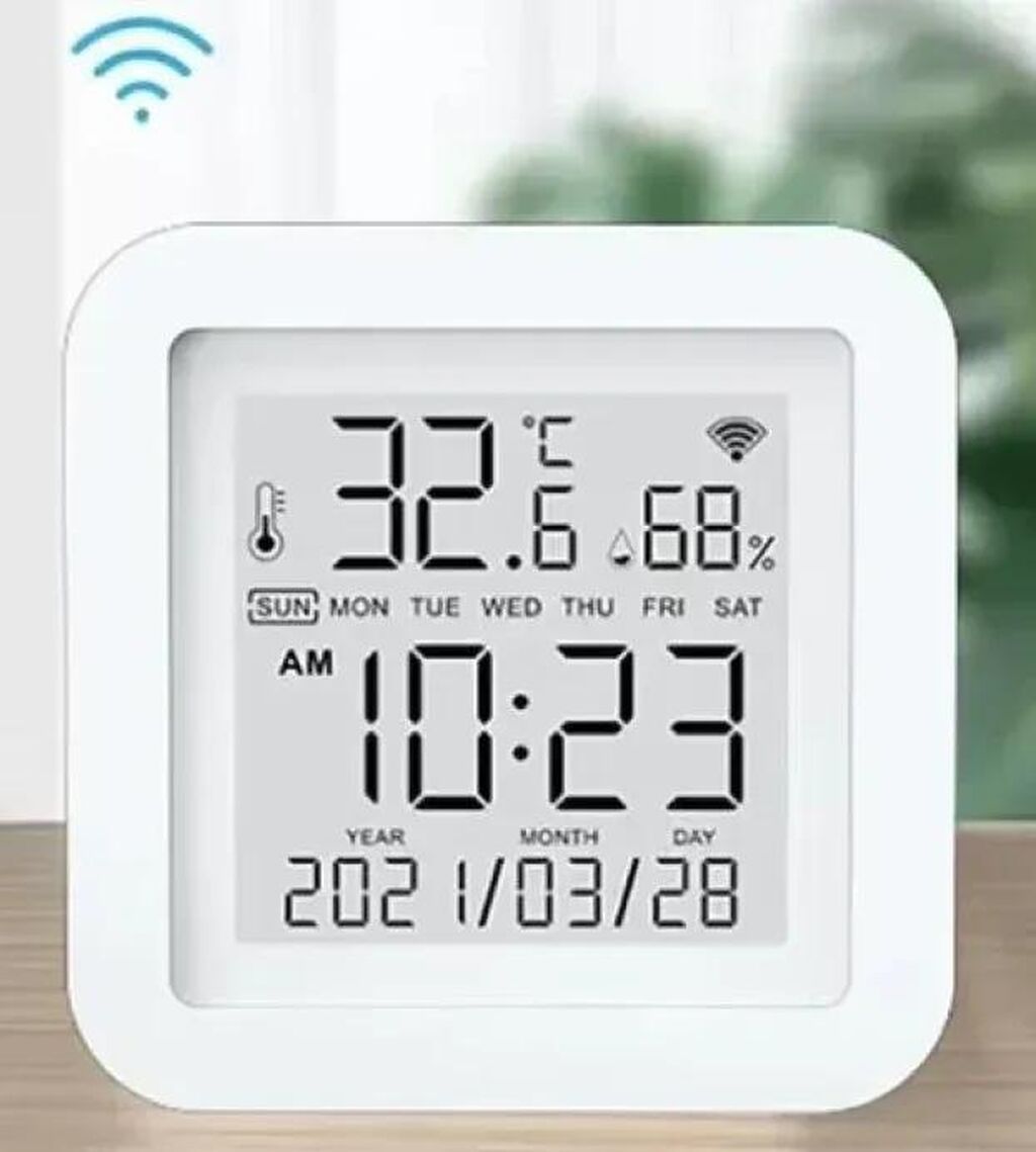TUYA SMARTLIFE WIFI SENZOR TEMPERATURE VLAŽNOSTI VREME DATUM |