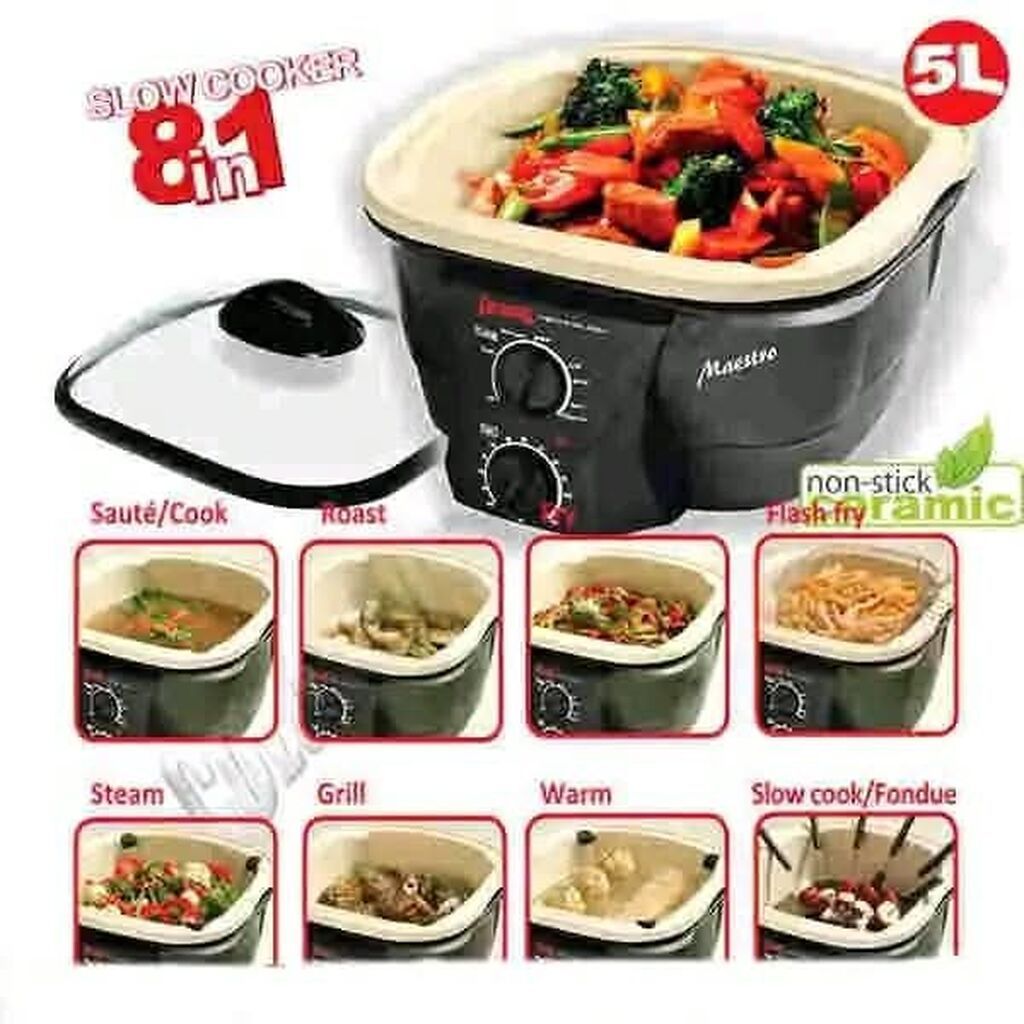 ♨️ COLOSSUS Aparat za kuvanje krčko 8 in 1 5L CSS-5235B♨️- HIT CENA