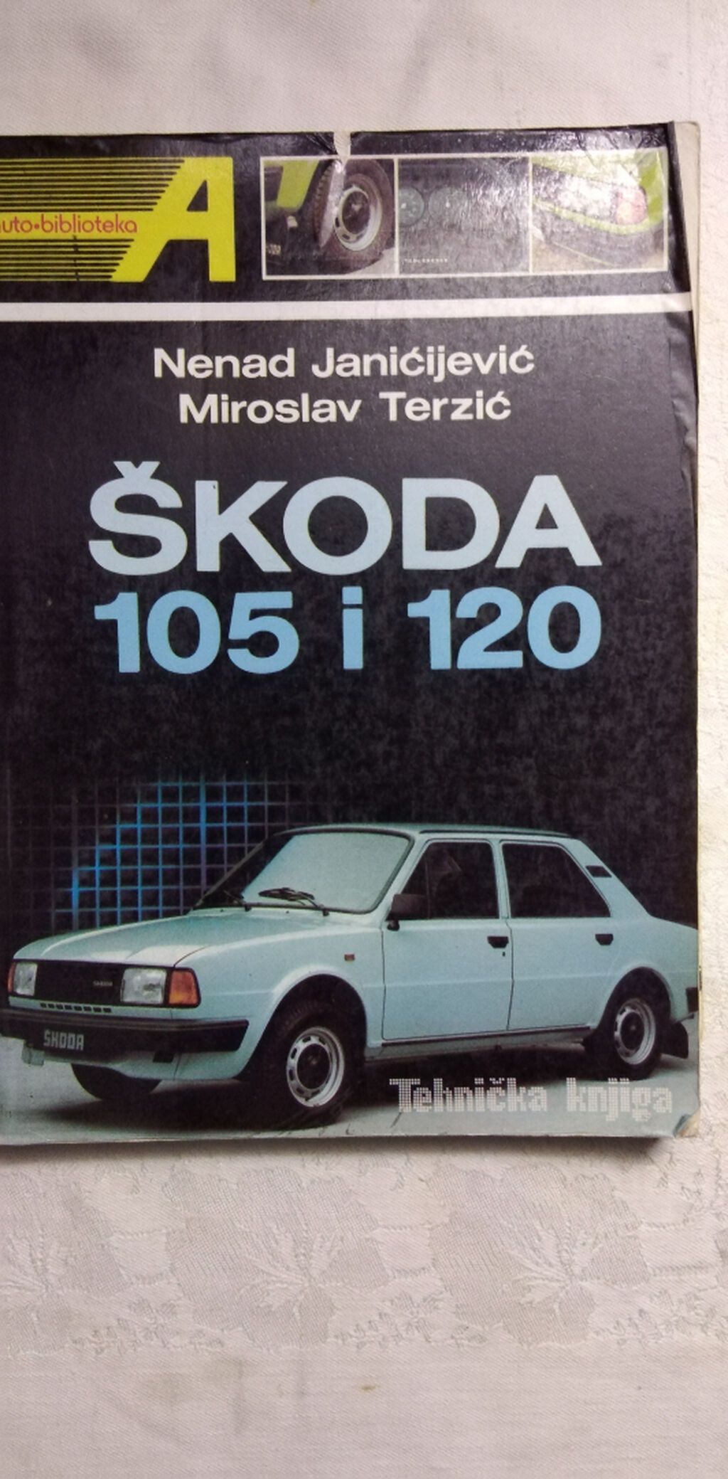Tehnicka knjiga: Skoda 105 i 165 str. sa elektrosemom