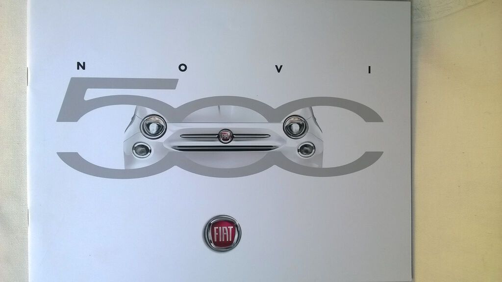 Prospekt Fiat 500 novi, 43 str. srp