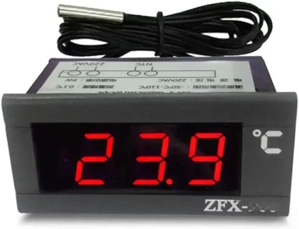 DIGITALNI LED TERMOMETAR 220V -50 +110C | Termometar(ZFX-900) sa led