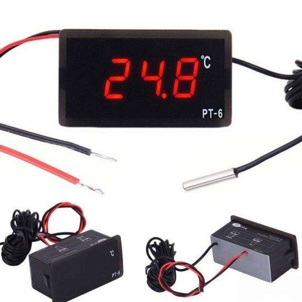 DIGITALNI LED TERMOMETAR SA SONDOM 12V | .   Digitalni termometar