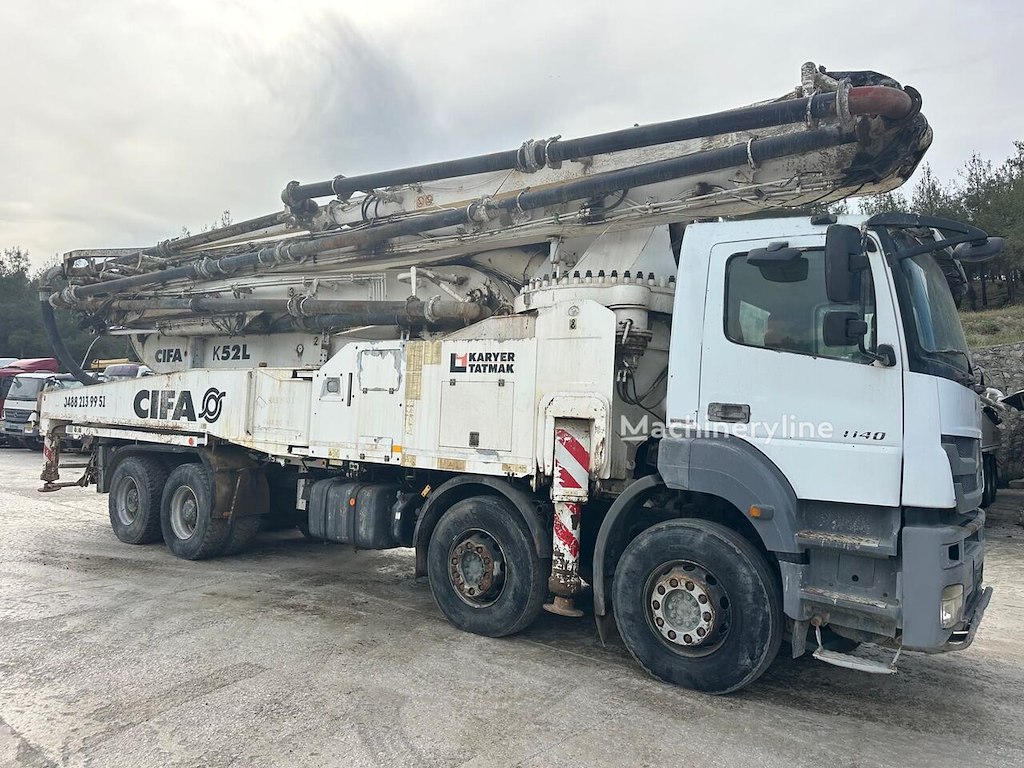 CIFA 2016 MODEL 4140 MERCEDES 52 METER CİFA CONCRETE PUMP pumpa za beton
