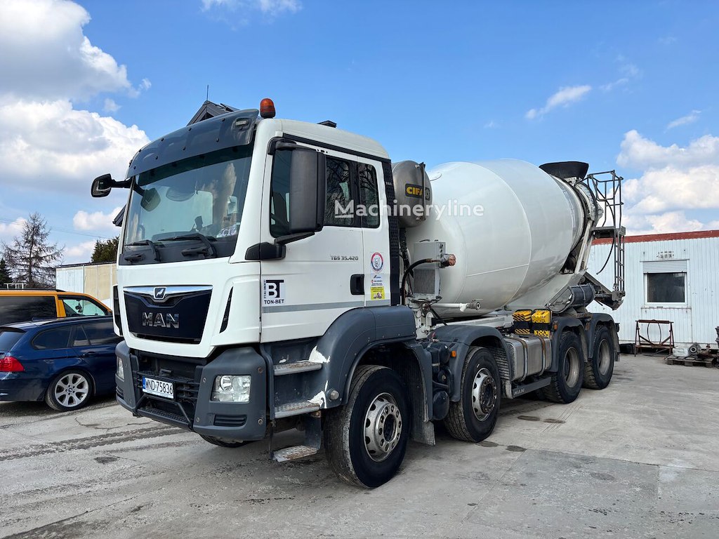 Cifa na šasiji MAN TGS 35.420 kamion s mešalicom za beton