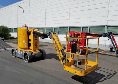 Nova Haulotte HA 12 CJ Teleskopmastbühne Elektro 11,68 m Arbeitshöhe hidraulična zglobna platforma