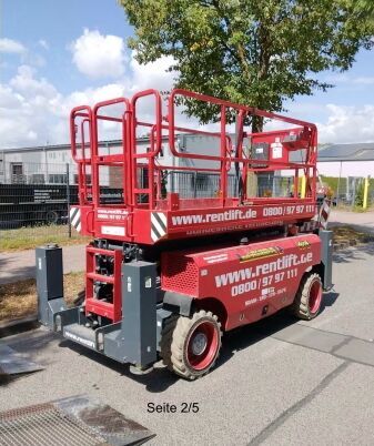 Magni DS1218 RT Diesel-Scherenbühne 12,00 m Arbeitshöhe makazasta platforma