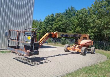 Nova JLG E 600 JP Gelenkteleskopbühne Elektro 20,39 m Arbeitshöhe hidraulična zglobna platforma