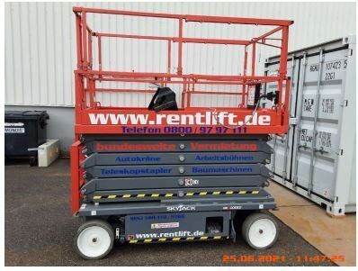 Skyjack SJIII 4740 Scherenarbeitsbühne Elektro 13,80 m Arbeitshöhe makazasta platforma
