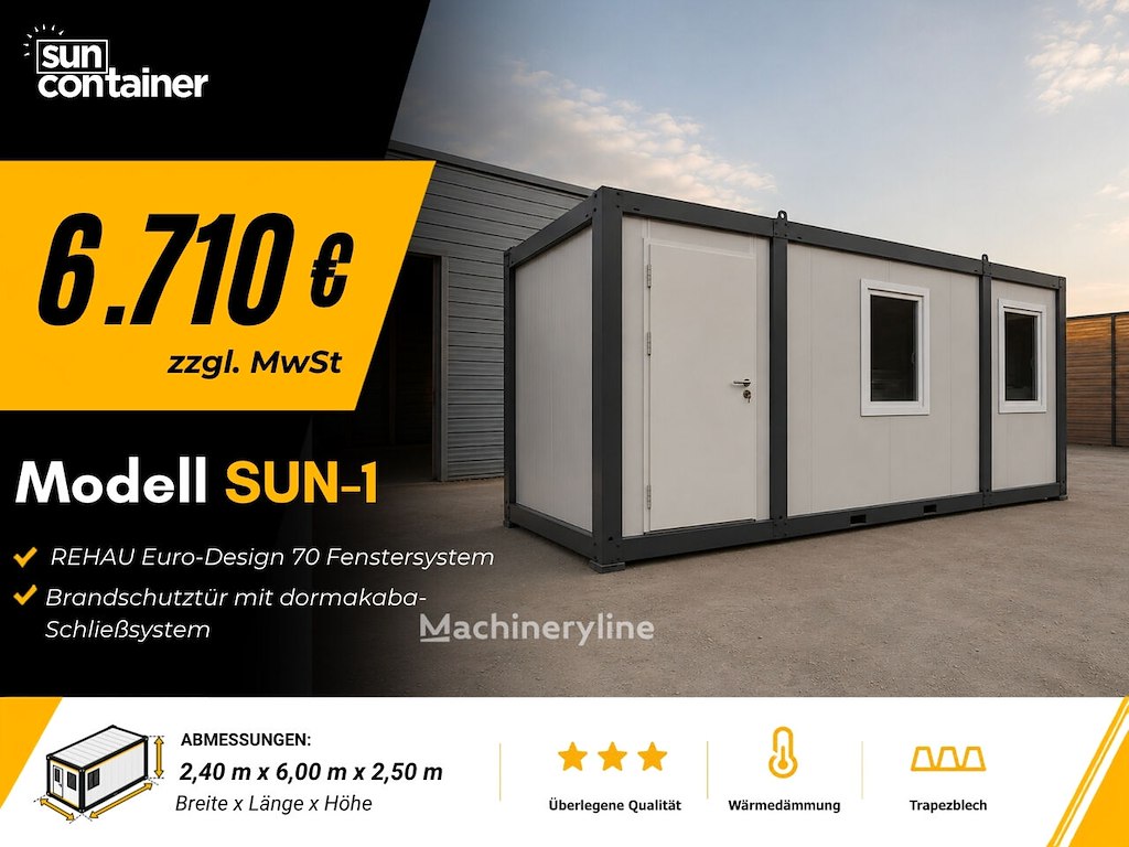 Novi Sun Container SUN-1 240c stambeno-poslovni kontejner