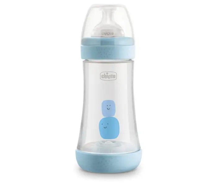 CHICCO Plastična flaša perfect5 240ml plava 0m+ silikon