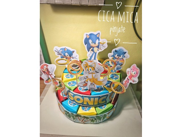 Torta od kartona Sonic