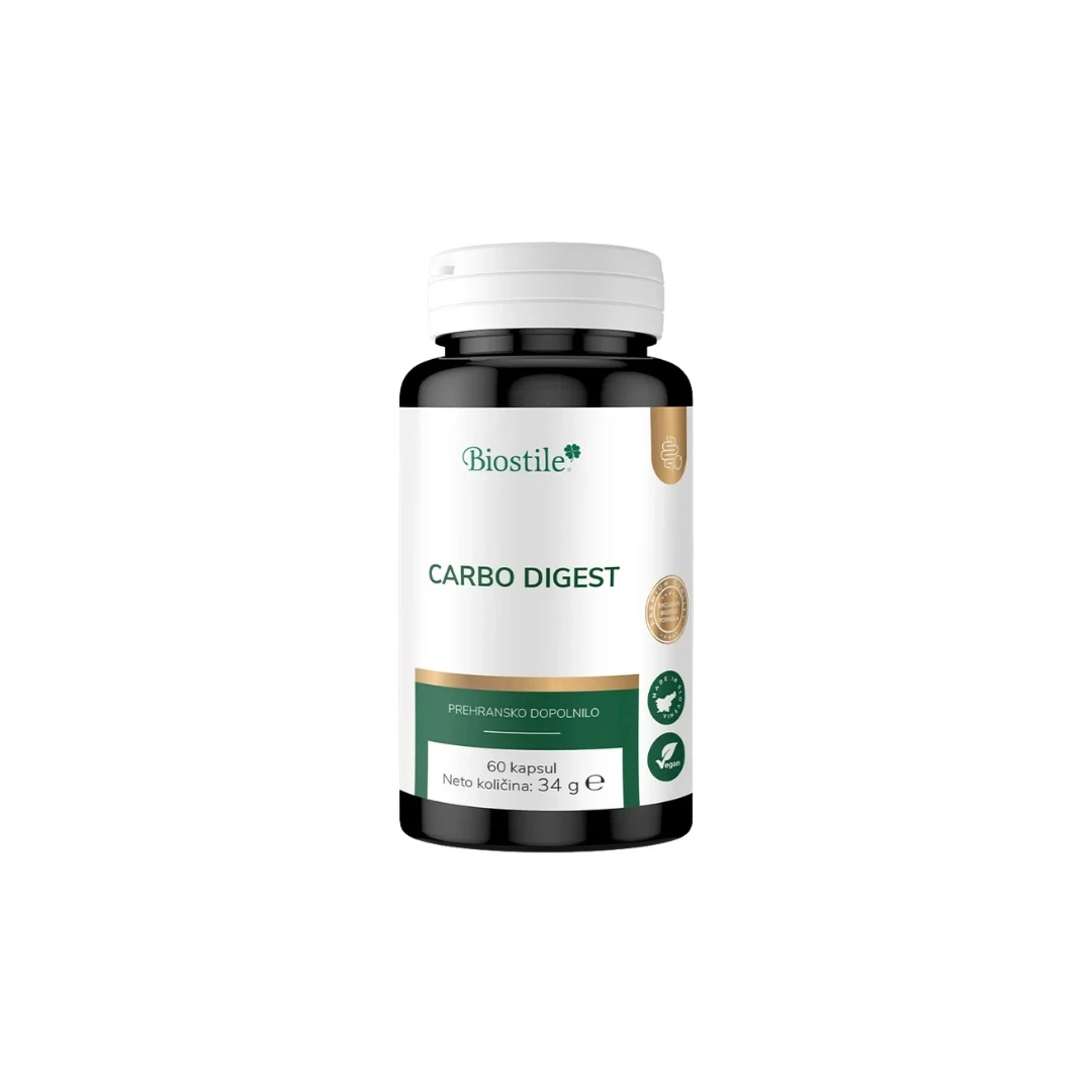 Biostil Carbo Digest Enzimi za Varenje 60 Kapsula