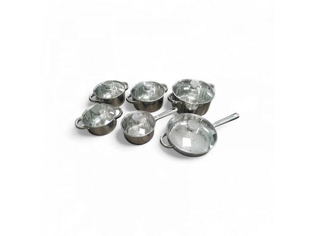 PROLINETECH Inox set posuđa 12 delova PLT/CO-012