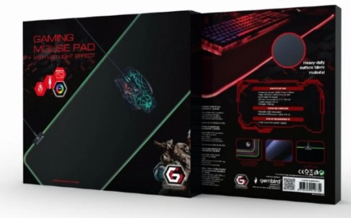 Podloga za Miš RGB 35x80cm XL Gembird