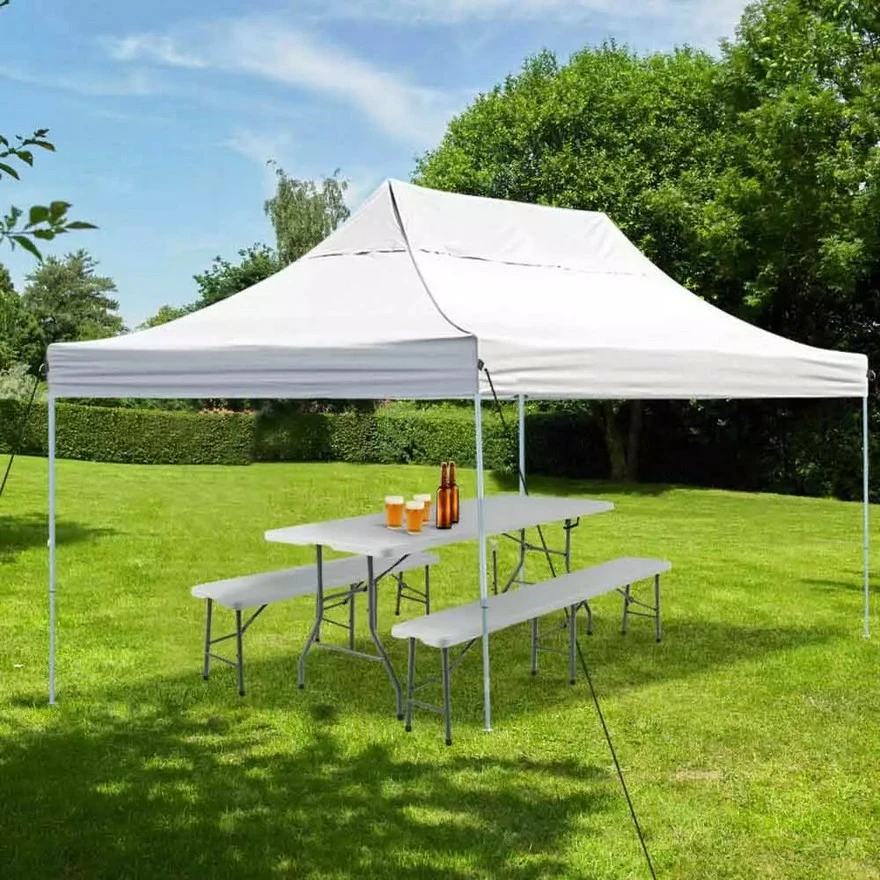 Prenosivi pivski sto sa klupama 181x70cm