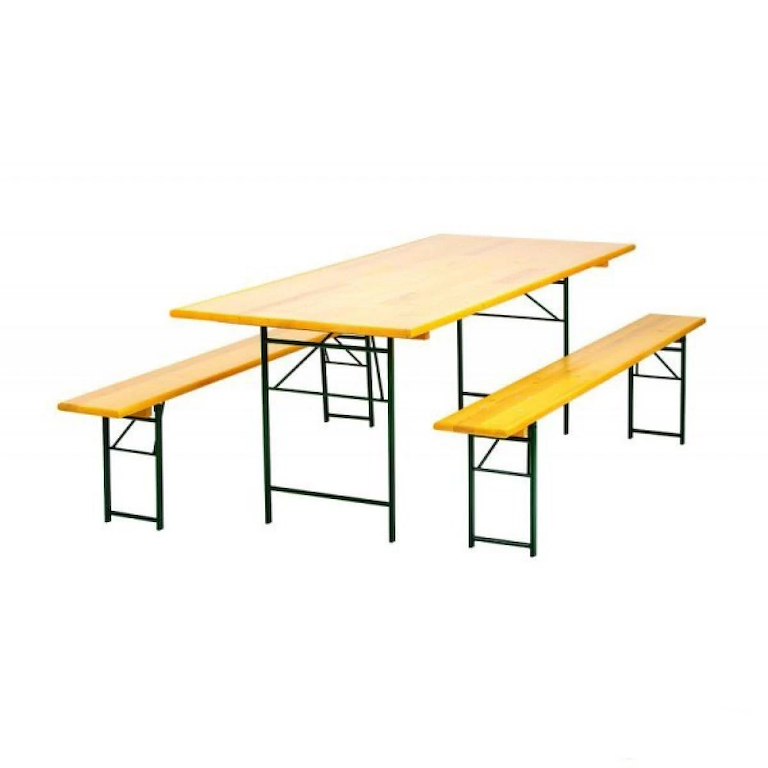Baštenski Set Stout Sto i Dve Klupe 220x90cm