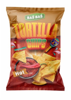 ČIPS TORTILJA LJUTA PAPRIKA BAŠ BAŠ 125G