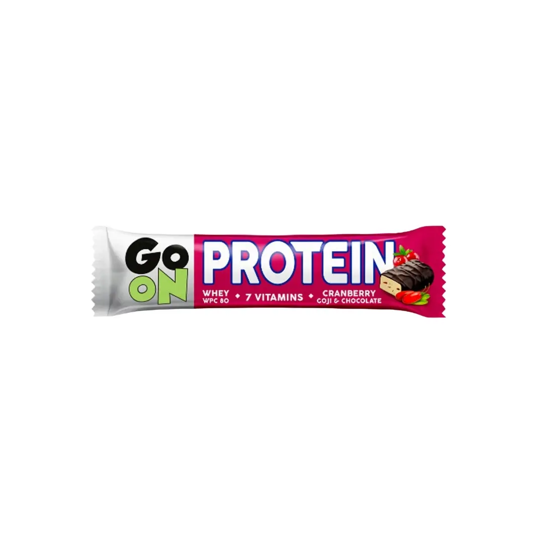 Go on Proteinska pločica Cranberry & Goji, 50 g