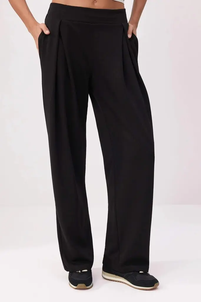 Trendyol Milla ženske pantalone Twoss26Pl00139, crna-crna