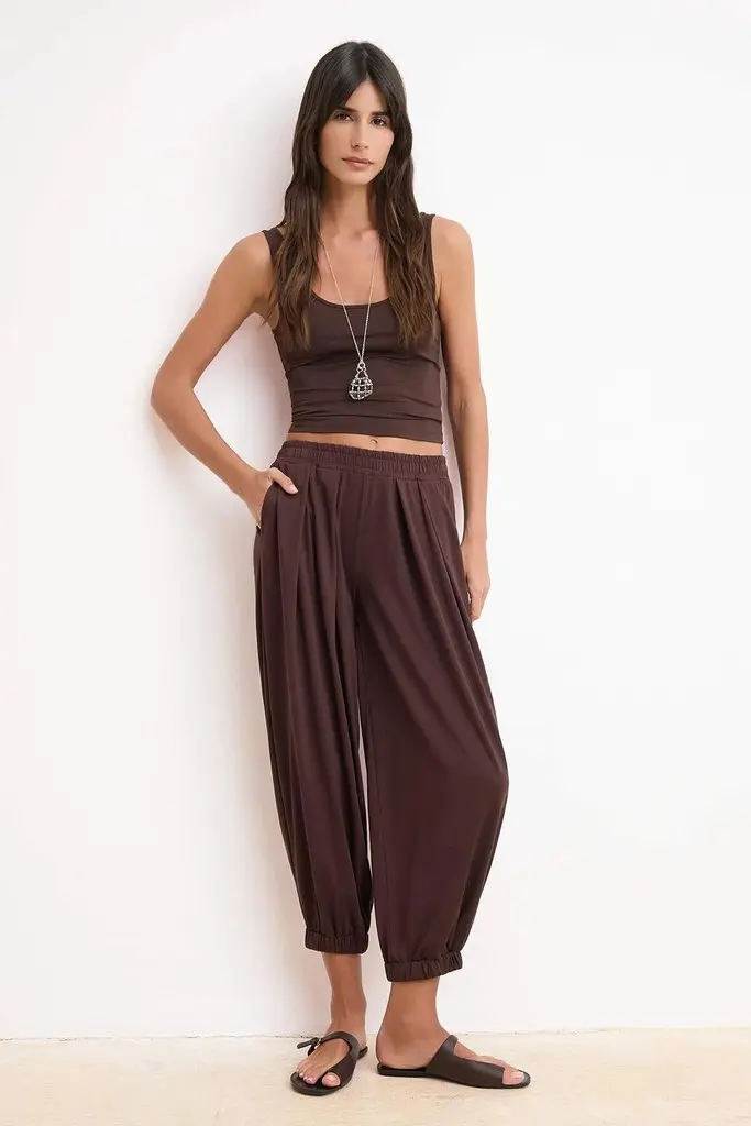 Trendyol Milla ženske pantalone Twoss26Pl00040, smeđa-smeđa