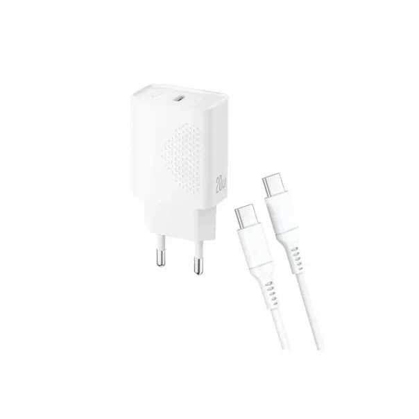 XO Kućni punjač L160 20W+USB C, kabl