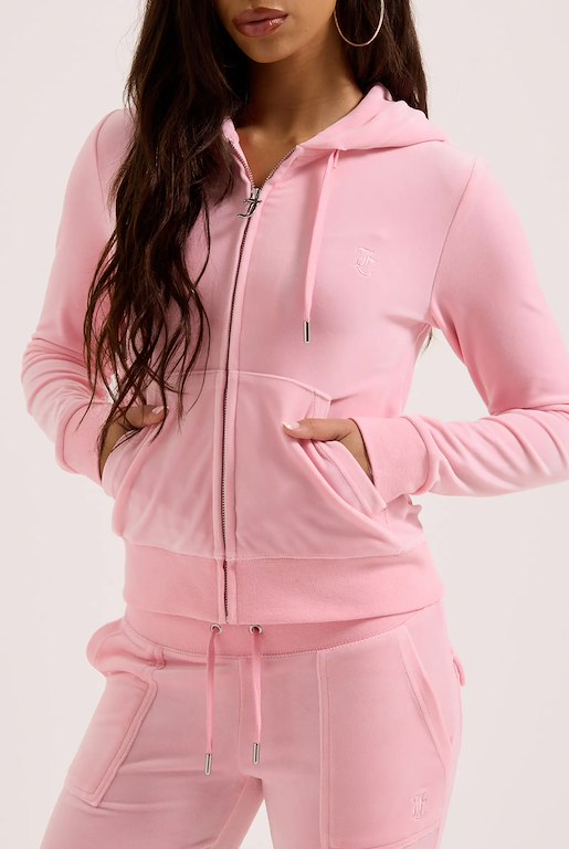 Juicy Couture Ženski duks sa kapuljačom Blabe, Roze