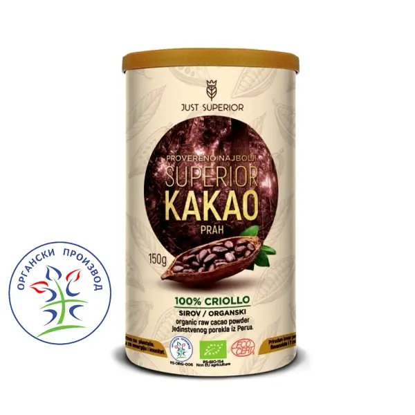Kakao prah Criollo 150g Just Superior