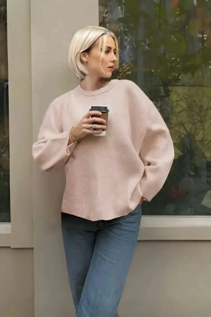 Trendyol Milla ženski duks Twoaw25kz00168, Roze-Roze