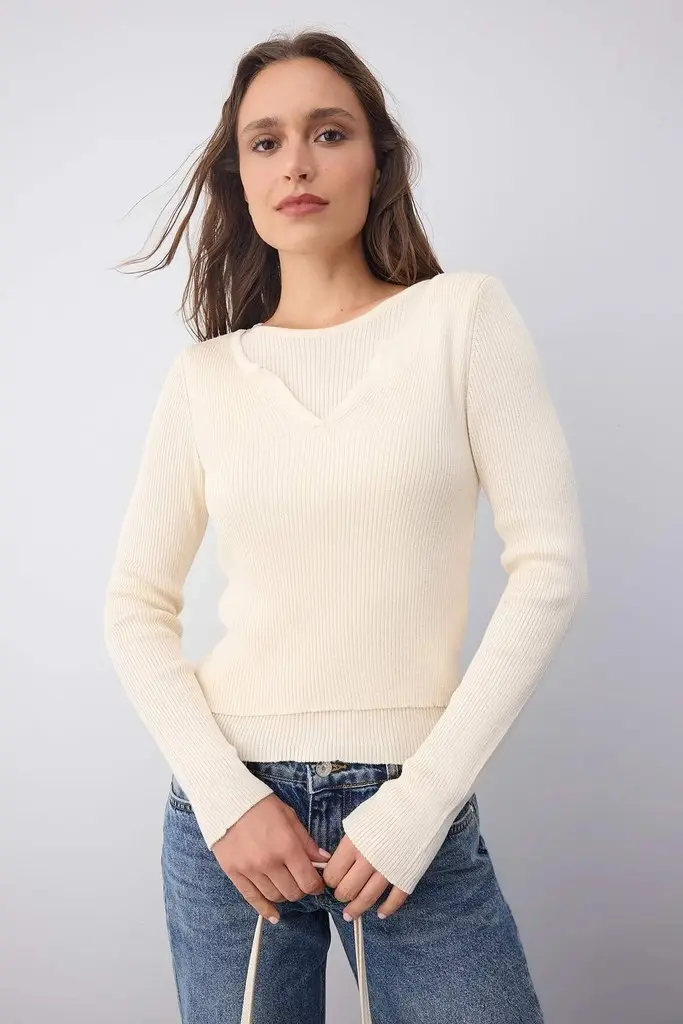 Trendyol Milla ženska bluza Twoaw26Kz000222, Ecru