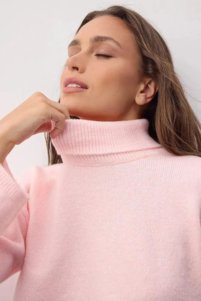 Trendyol Milla ženski duks Twoaw26Kz00113, Roze-Roze