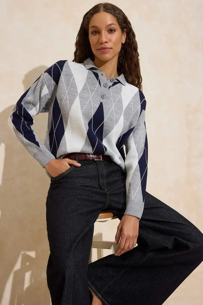 Trendyol Milla ženski duks Twoaw26Kz00299, Siva