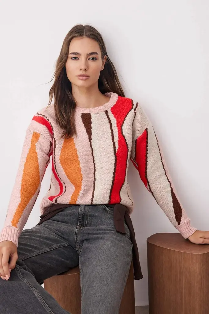 Trendyol Milla ženski duks Twoaw26Kz00173, Roze-Roze