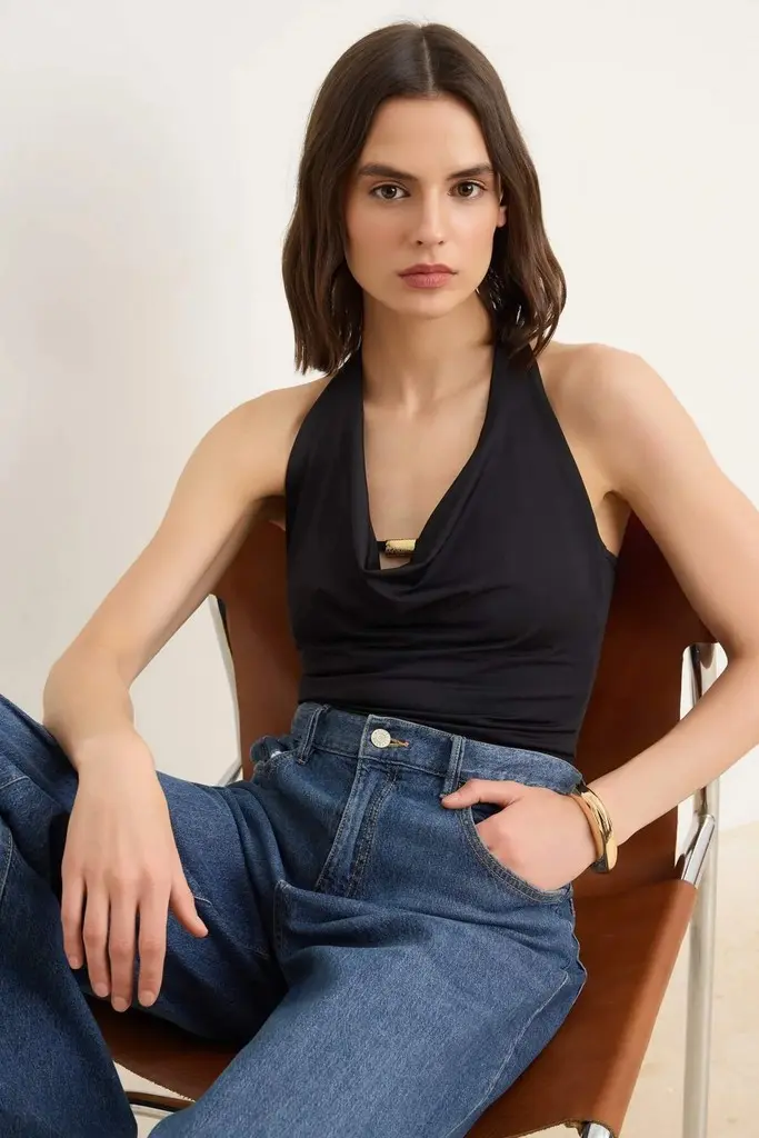 Trendyol Milla Ženski bodi TWOSS26BD00025, Crni