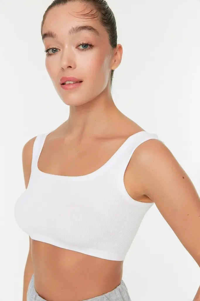 Trendyol Milla ženski top Twoss21Ss0008, bela