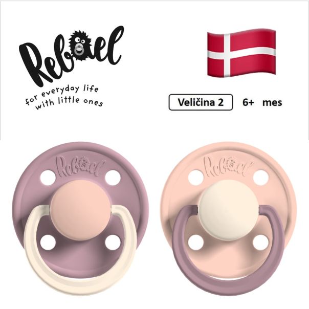 REBAEL cucle, 6+ mes, 2 komada, Roze, RBL28242482