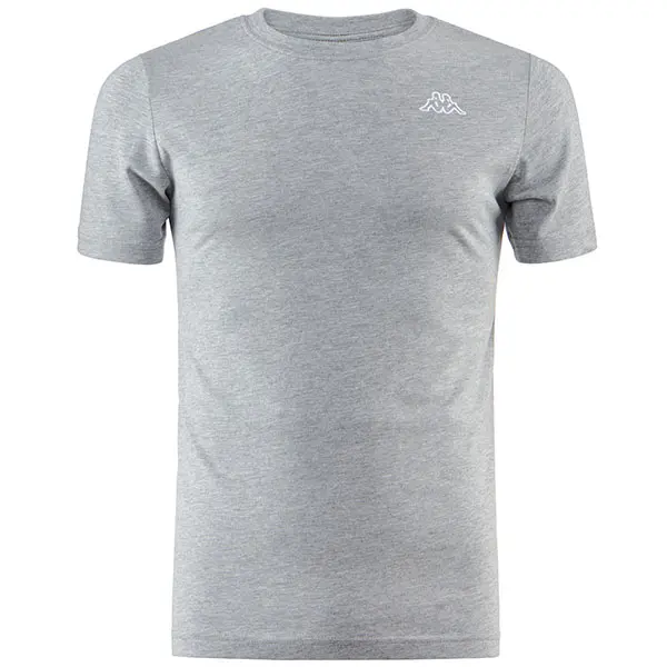 KAPPA muška majica Logo Cafers Slim siva