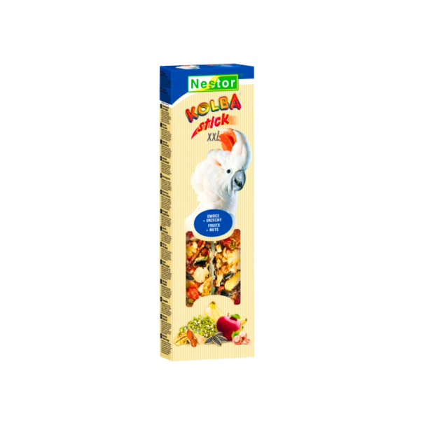 NESTOR PDOOR 074 STIK ZA VELIKE PAPAGAJE SA VOĆEM 165G (5)