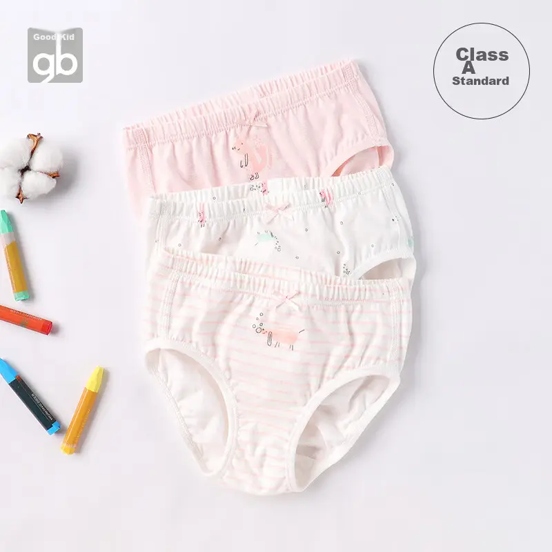 gb Donji veš za devojčice, 3 komada, Roze-beli