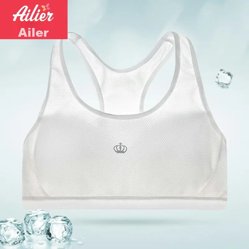 Ailier & ouluola Sportski top za devojčice, Beli