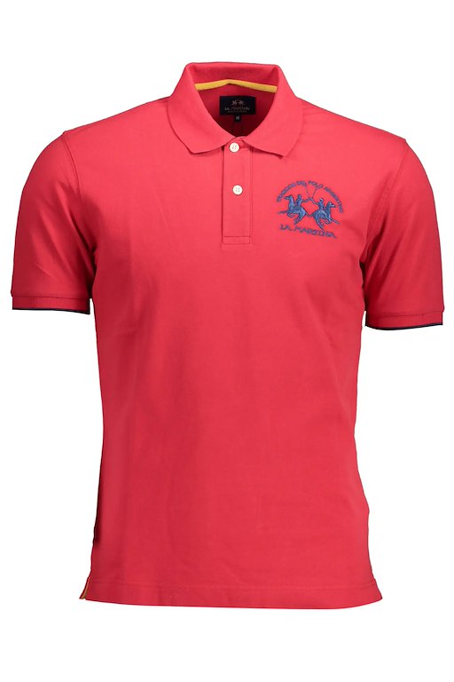 LA MARTINA Muška polo majica CCMP01-PK001_ROSSO_06008, Crvena