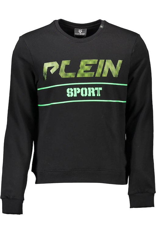 PLEIN SPORT Muški Duks FIPS211_NERO_99-NERO, Crni