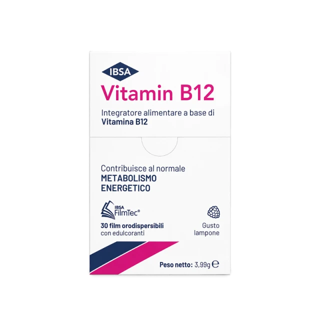 FilmTec® Vitamin B12 IBSA 30 komada – orodisperzibilni filmovi sa ukusom maline