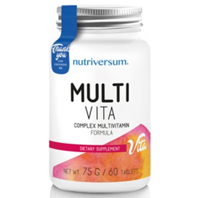 NUTRIVERSUM MULTI VITA 60 tableta – multivitaminski kompleks sa 13 vitamina i 11 minerala