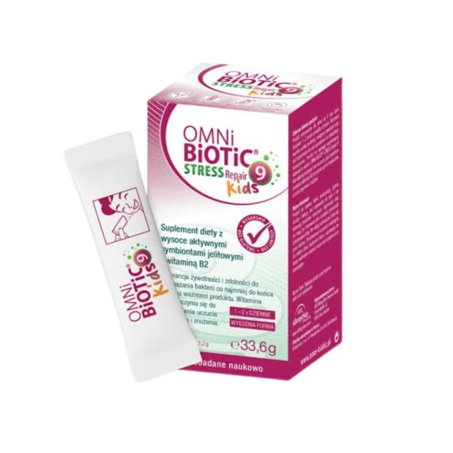 OMNi-BiOTiC 9 SR Kids Direct 28 kesica – 9 bakterijskih sojeva i vitamin B2 za decu od 3 godine
