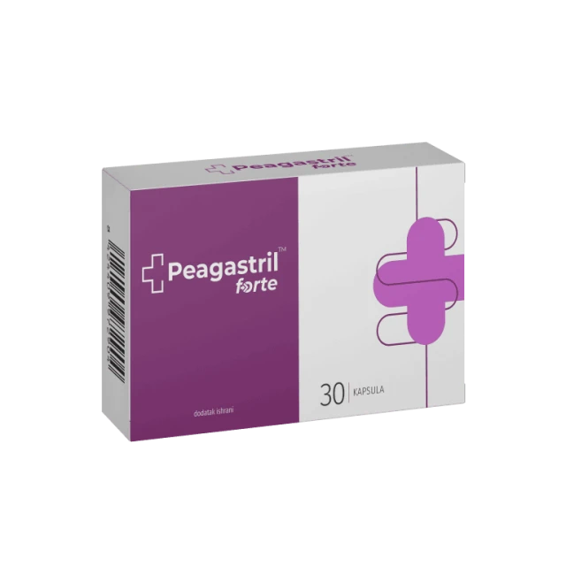 PEAGASTRIL FORTE – PEA, Butishield™ butirat, vitamin B2 i melatonin, 30 kapsula