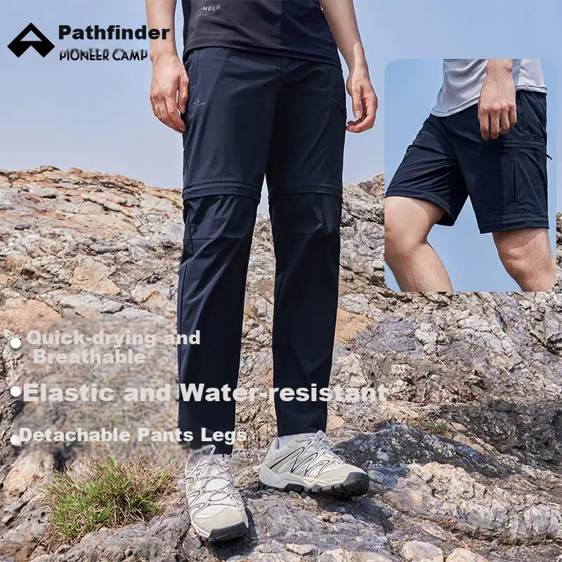 Pioneer Camp Muške pantalone za planinarenje, 2u1, Teget