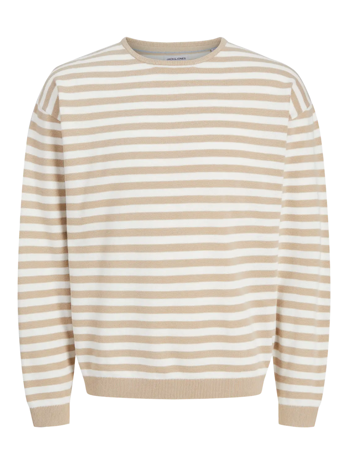 JACK & JONES Muški džemper 12269031, Belo-bež